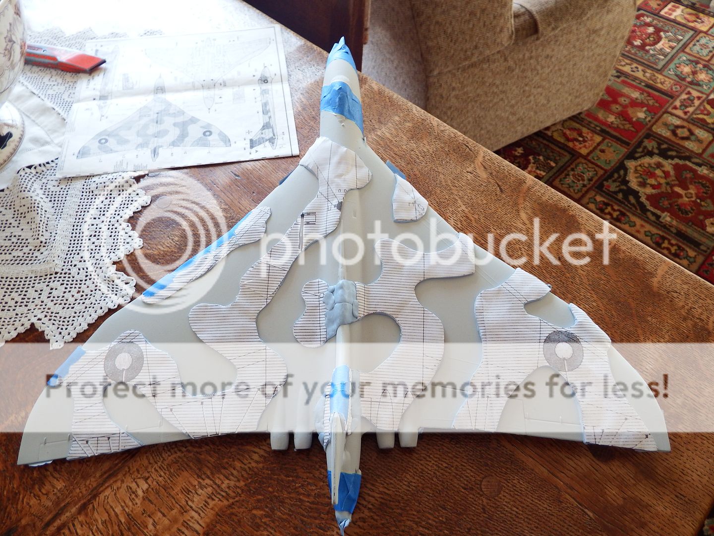 Avro Vulcan XM607 repaint of old kit - Work in Progress - Aircraft ...