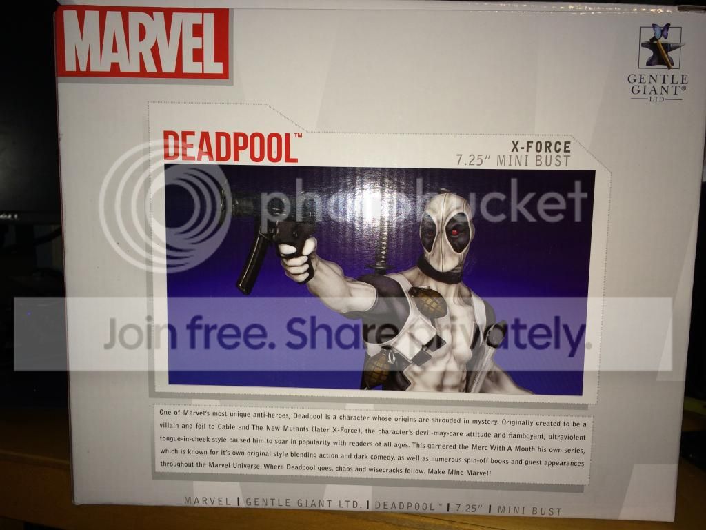 Gentle Giant X-Force Deadpool Mini-Bust - Statue Forum